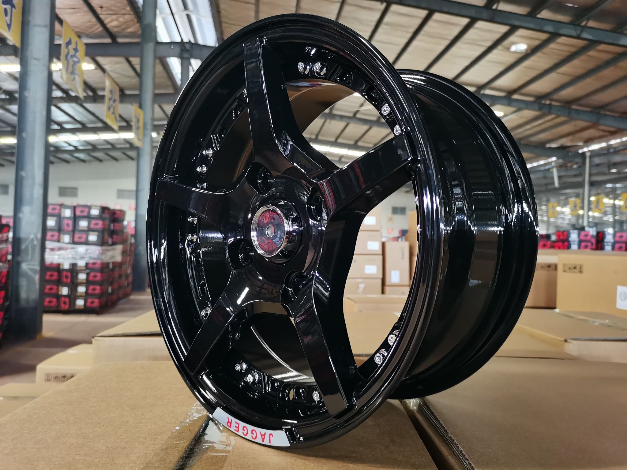 Black Jagger Wheels ONLY (set of 4) - Luckys Fab Shop